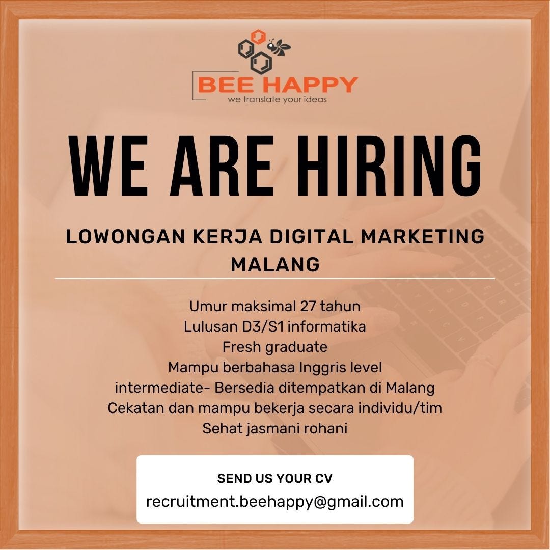 Lowongan Kerja Digital Marketing Malang | by Lowkervian1 | Medium