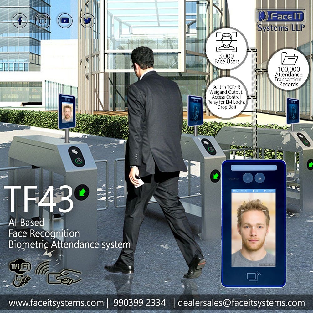 VF600 Face Recognition Based Attendance System - Faceitsystems - Medium