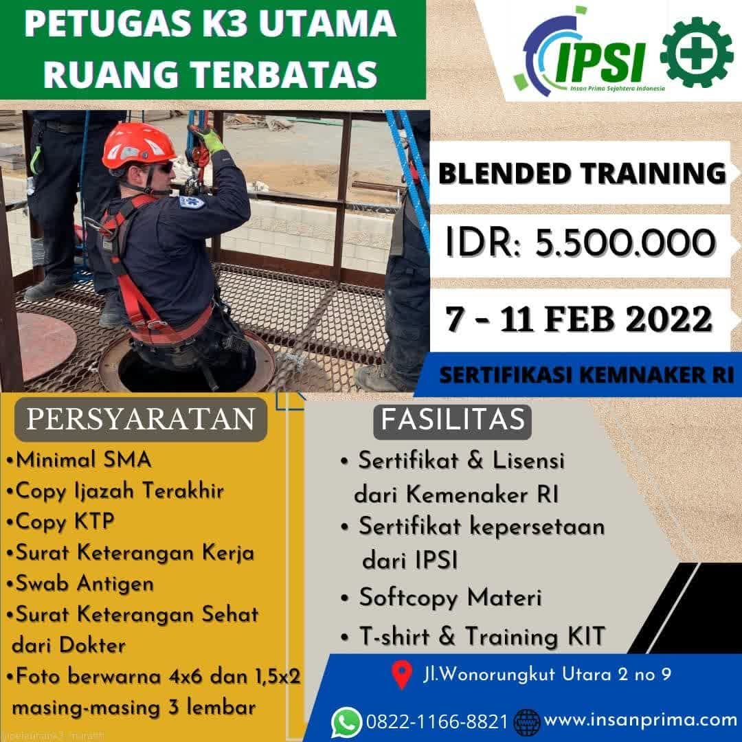 PT Insan Prima Sejahtera Indonesia merupakan PJK3 yang menyediakan jasa ...