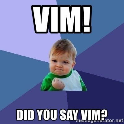 Vim for Developers: Part 1 — The Basics | by David Ondrich | Analytics Vidhya | Medium