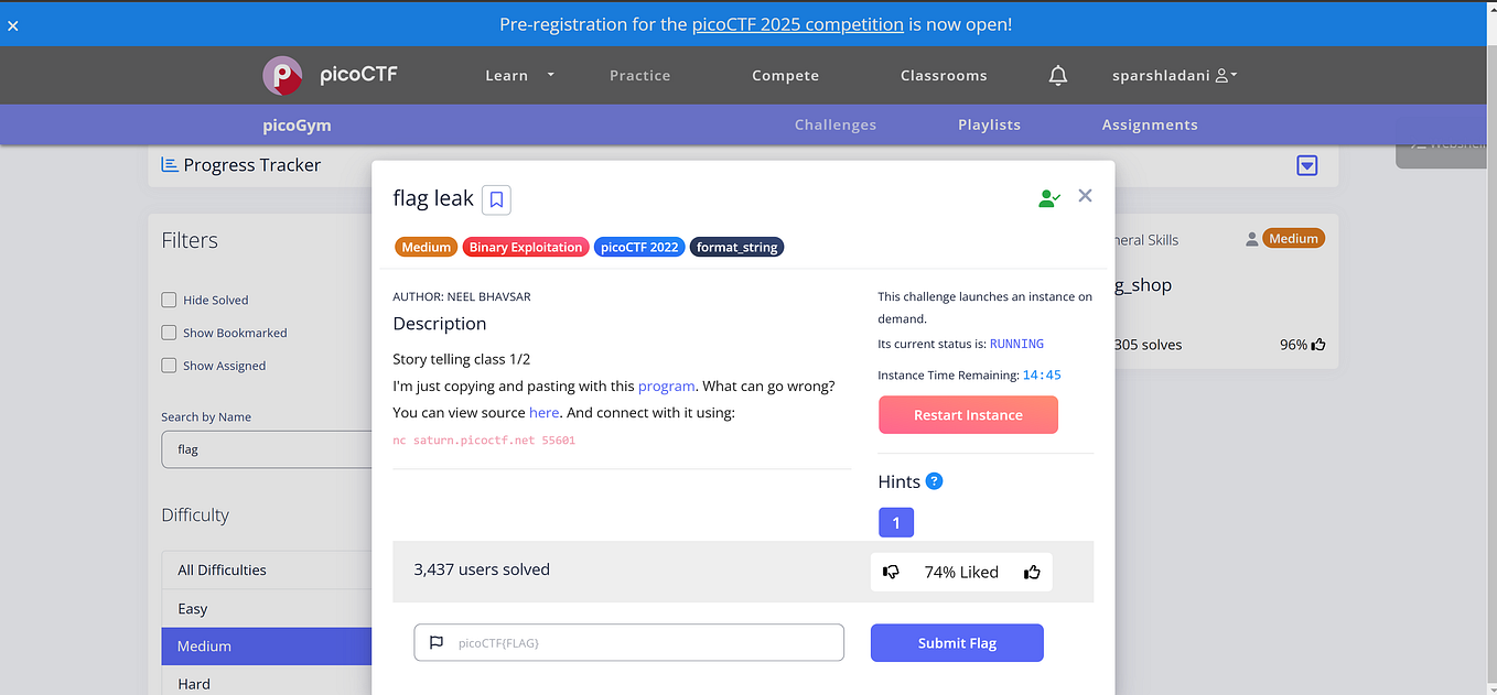 PicoCTF Challenges: Hashcrack. Hello Cyber Enthusiasts, welcome to… | by Sparsh Ladani | Medium
