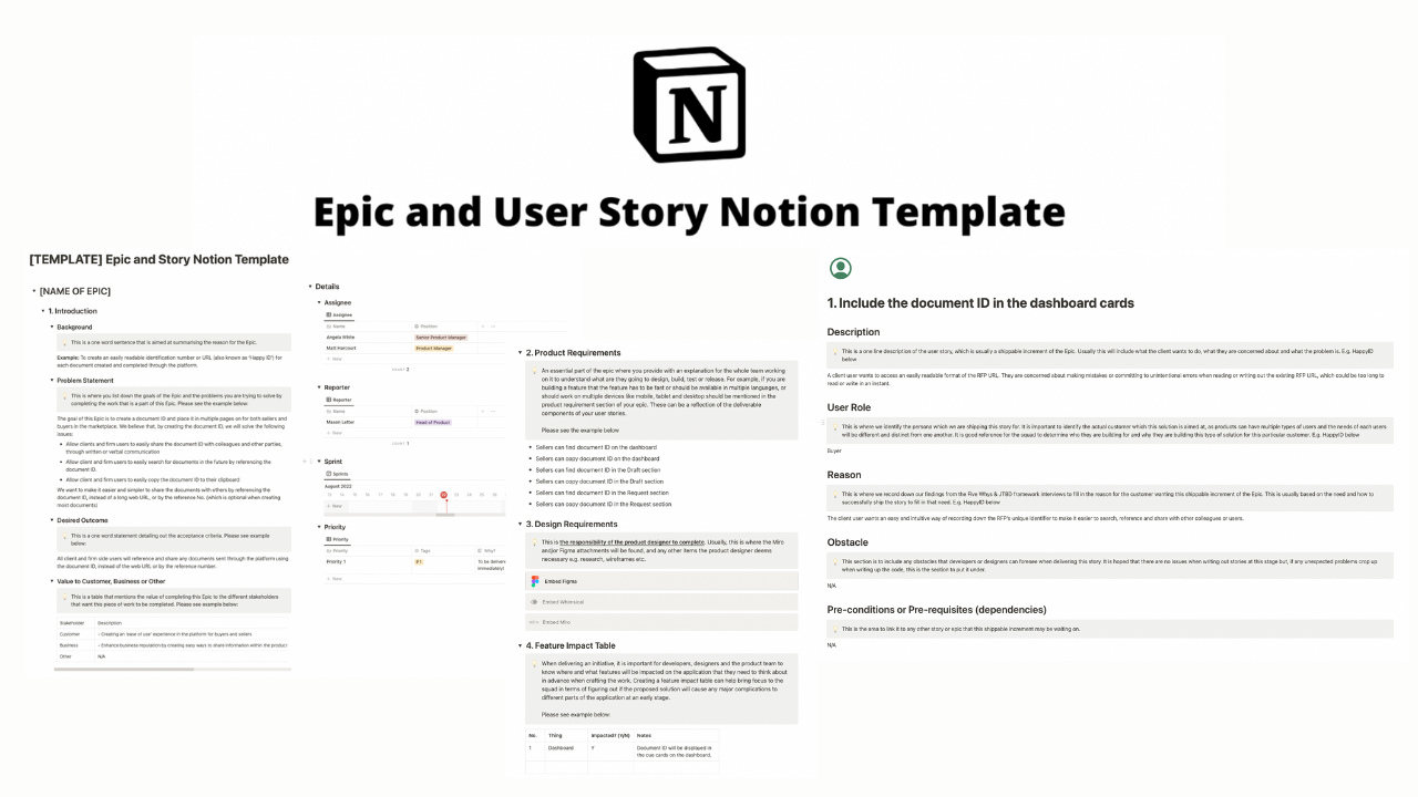 How I Write My Epics and User Stories Using Notion Like A Product Manager (Part 2) | by Ian Khor ...