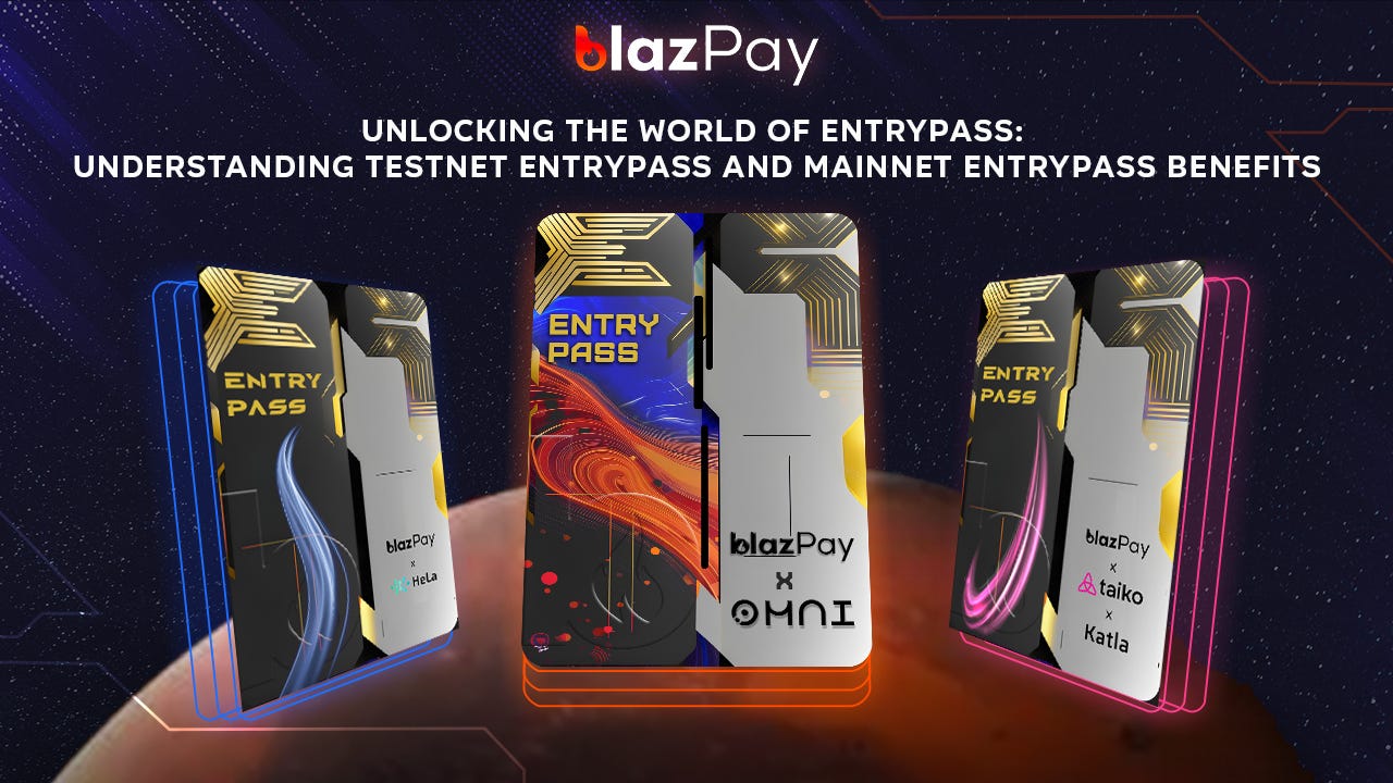 Blazpay’s Entrypasses and Rewards: Unlocking a World of Innovation and Benefits | by Blazpay ...