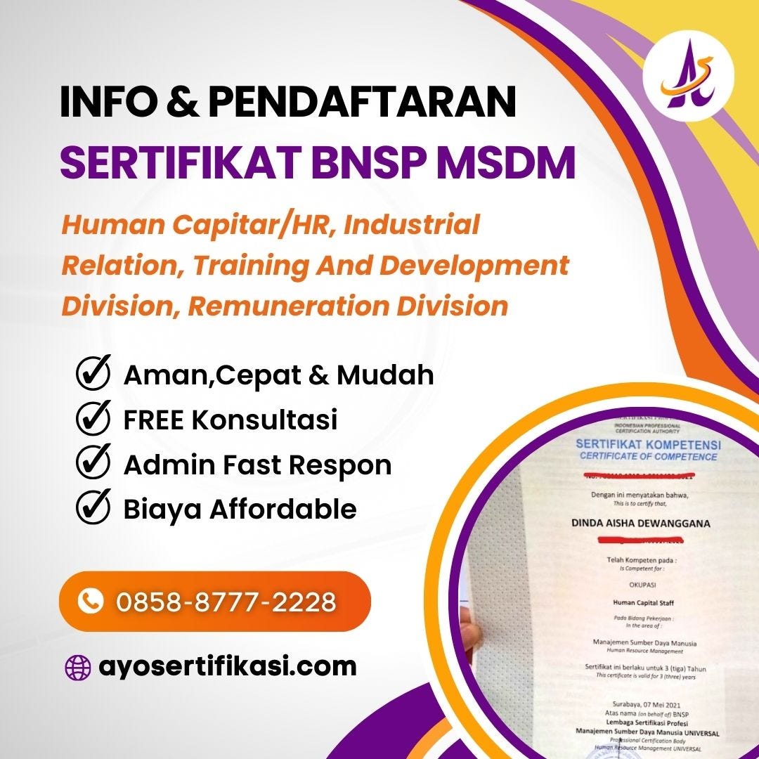 Pentingnya Sertifikasi BNSP untuk Staf HR Bersama AyoSertifikasi.com ...