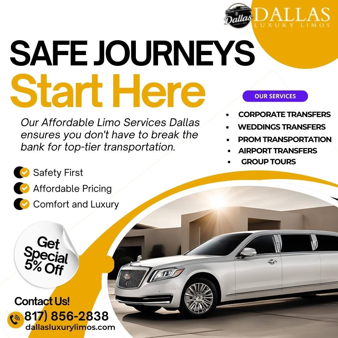 Cheap Limo Service Dallas: Luxury Without Breaking the Bank | by Dallas ...