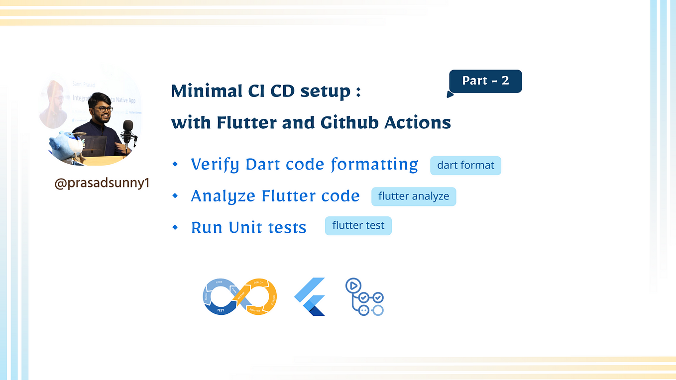 Minimal Ci Cd Setup With Flutter And Github Actions — Part 1 By Sanni