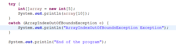 Exception Handling In Java With Finally Block By Salma Mzoughi Oct 5786