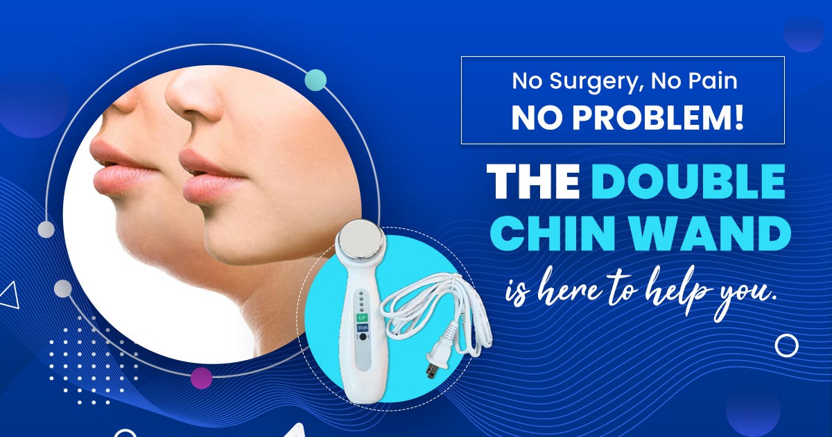 Non-Invasive Double-Chin Reduction Method - DoubleChinWand - Medium