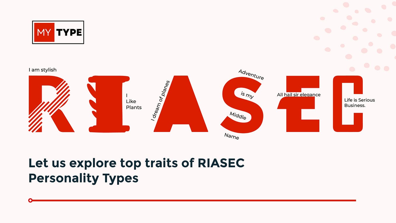 Purpose of the RIASEC Model in Career Planning | by MyType | Medium
