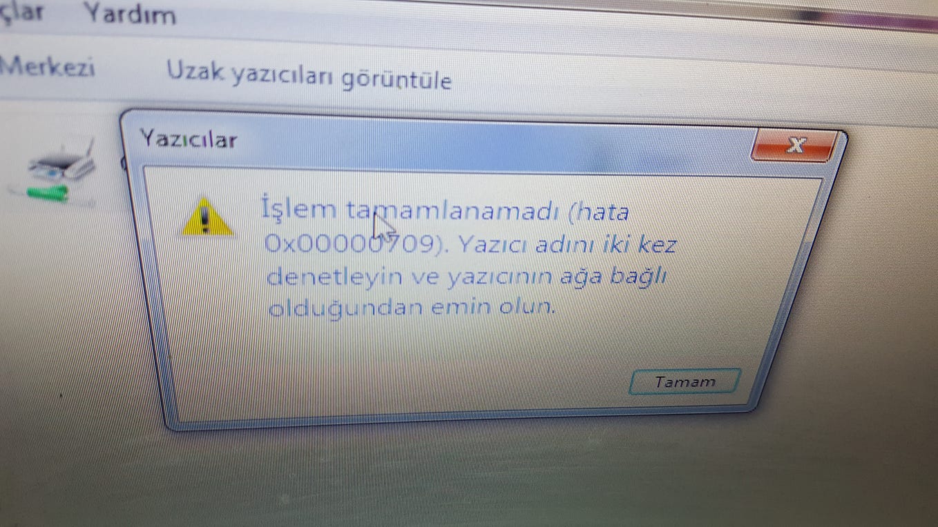 How to Fix “Operation could not be completed (error 0x00000709)” on ...