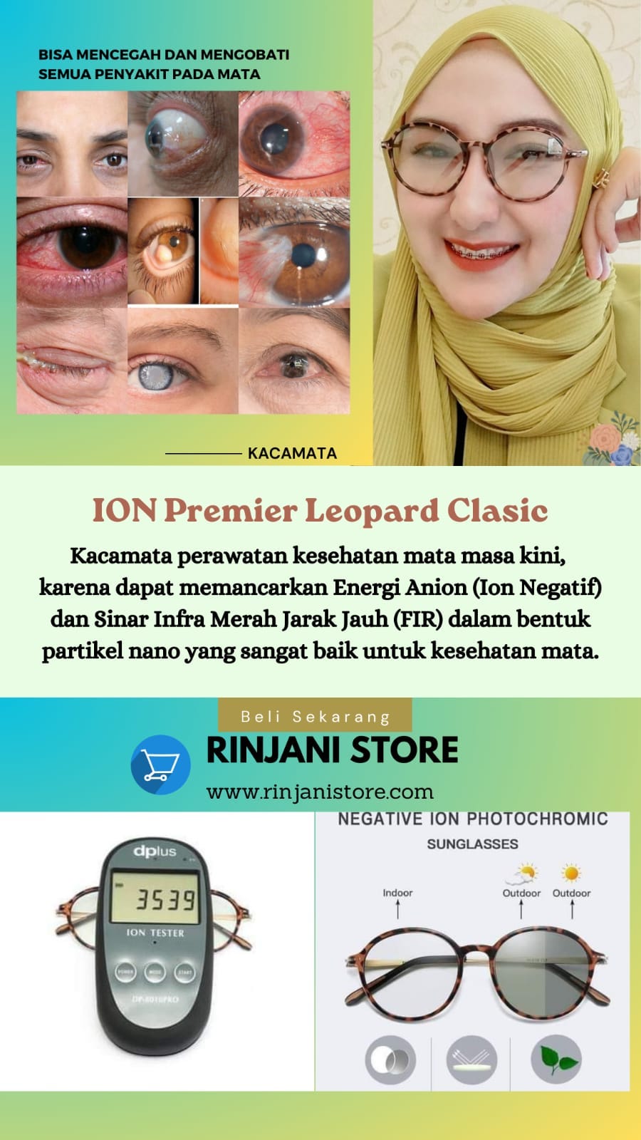 Jual Manfaat kacamata ion premier Classic th network 0882006147515 | by Rinjani Store | Medium