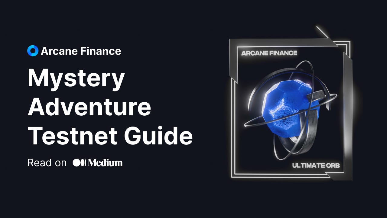 Arcane Finance Mystery Adventure. Greetings, Arcane Finance community ...