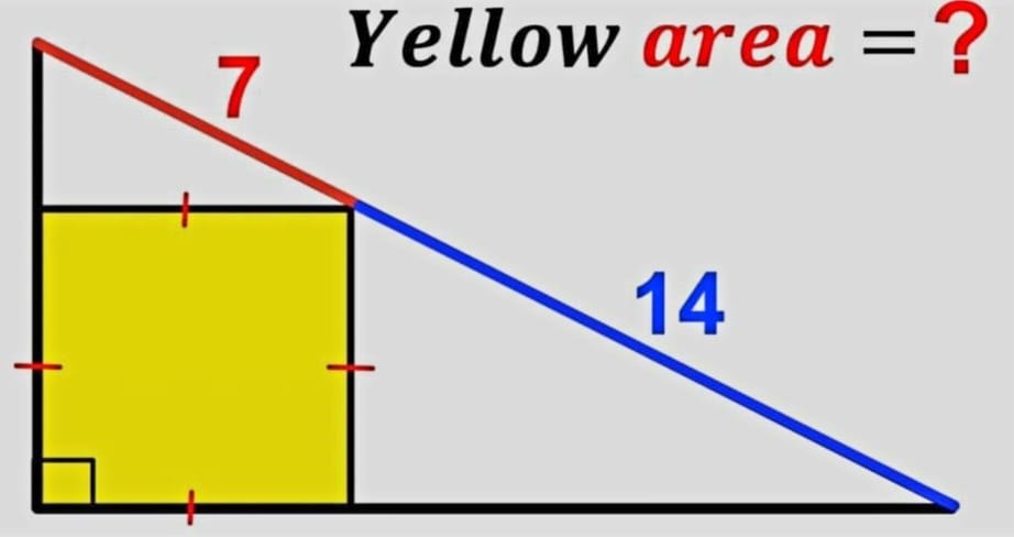Area of two squares side by side Find the area of two squares sitting ...