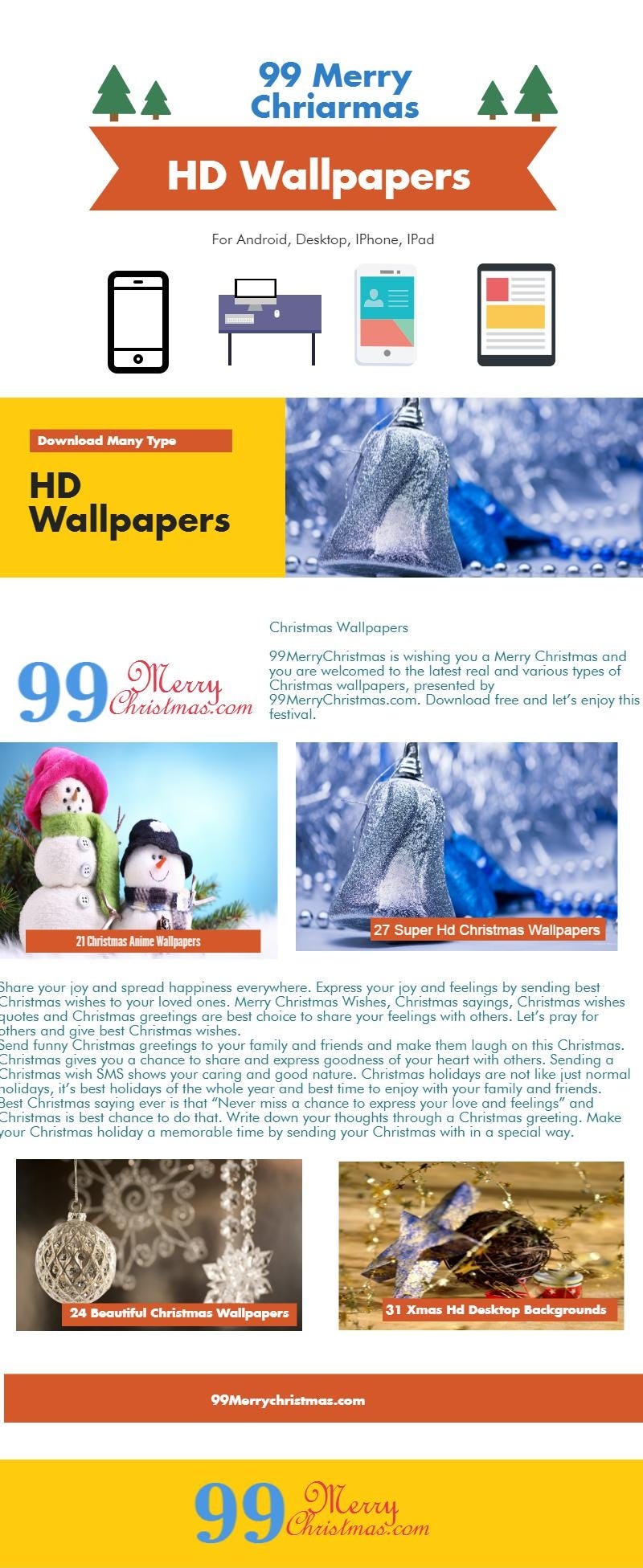 Free Christmas Wallpaper. download free Christmas wallpaper from… | by ...