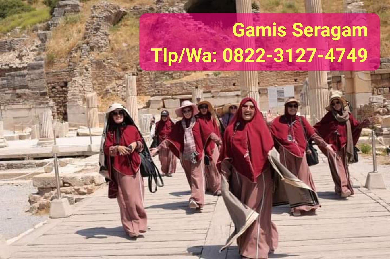0852–1380–3535 (WA), Model Baju Gamis Seragam Pengajian AULIA Lumajang ...