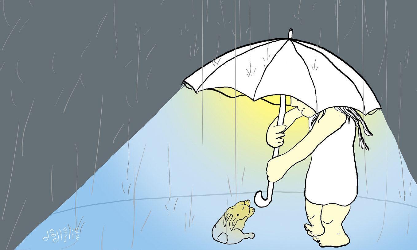 Rubber Mallet. A poem that eschews gray, more paean… | by Doodleslice ...