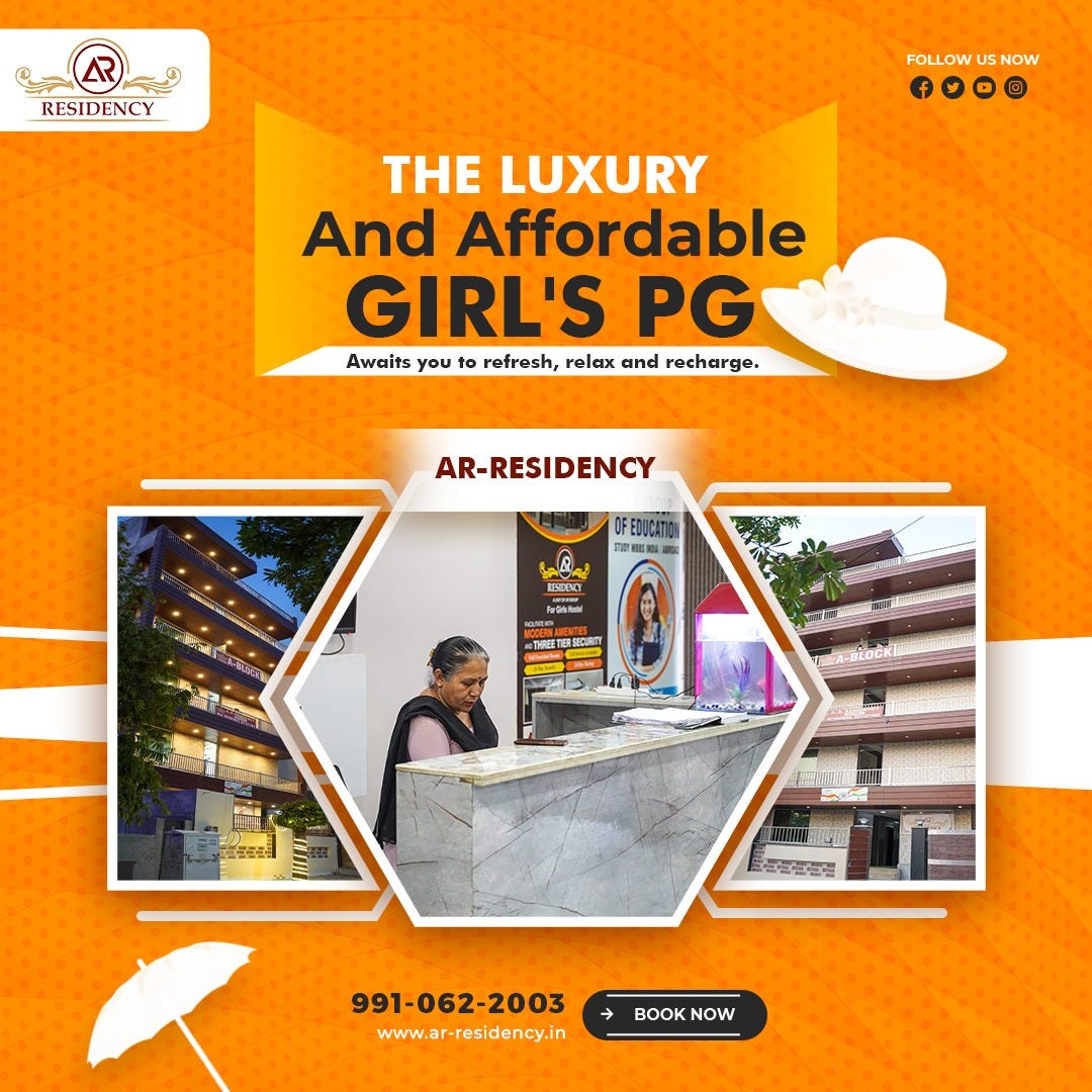 Safe And Affordable: The Benefits Of Staying In AR Residency Girls ...