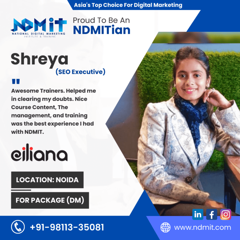 NDMIT — Your Gateway to Success in Digital Marketing - Shubham - Medium