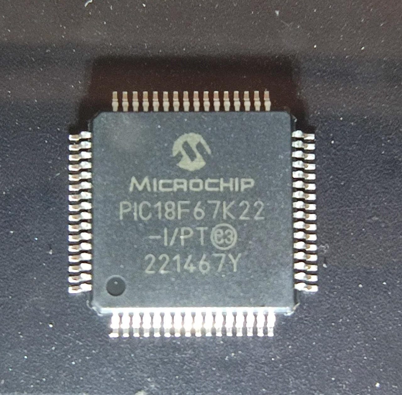 Ic Reverse Microprocessor Cpu Pic18f67k22 Flash Program Microcontroller
