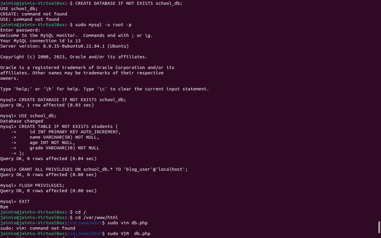 Steps To Install Mysql Apache And Php In Ubantulinux By Jaimin Chaudhari Dec 2023 Medium