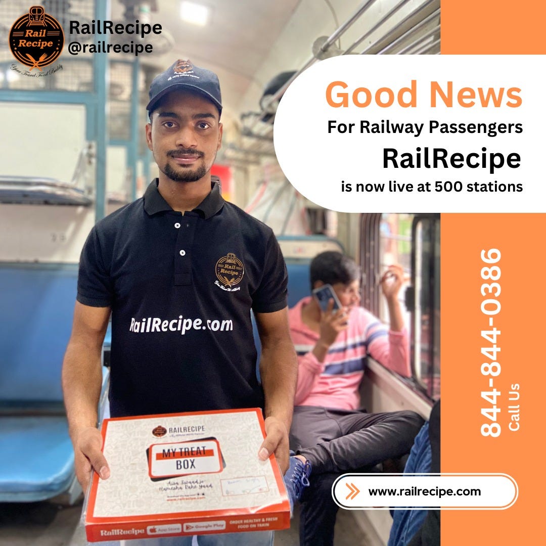 A Delightful Journey with Online Food In Train by RailRecipe | by ...