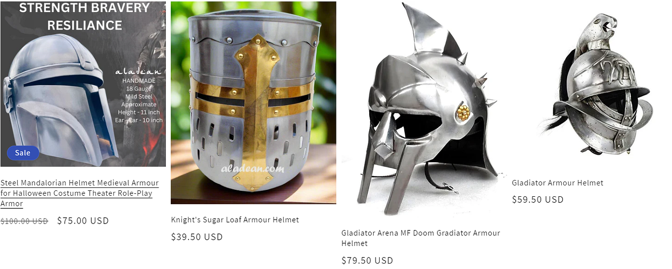 🌟 Discover the Timeless Craftsmanship of Armour Helmets 🌟 - Aladean ...