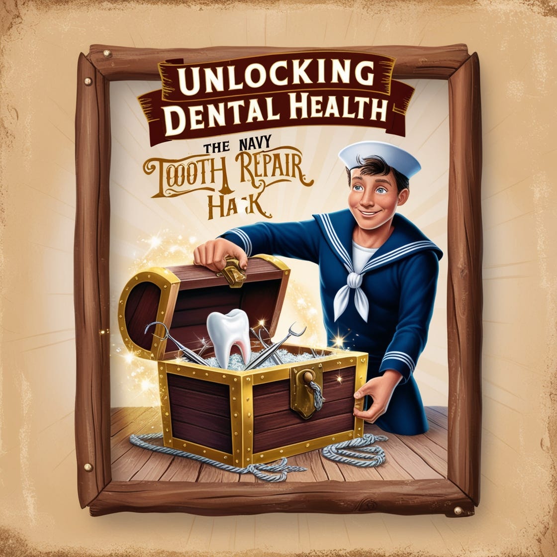Unlock the Secret Weapon in Your Mouth: The Navy Tooth Repair Hack | by ...