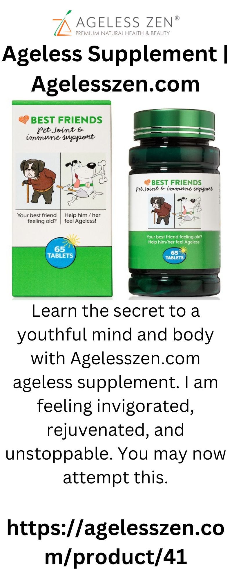 Ageless Supplement | Agelesszen.com - Ageless Zen - Medium