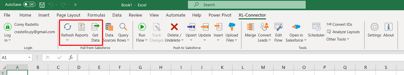 Salesforce Data Series — Part 2 — Connecting Your Data To Excel In