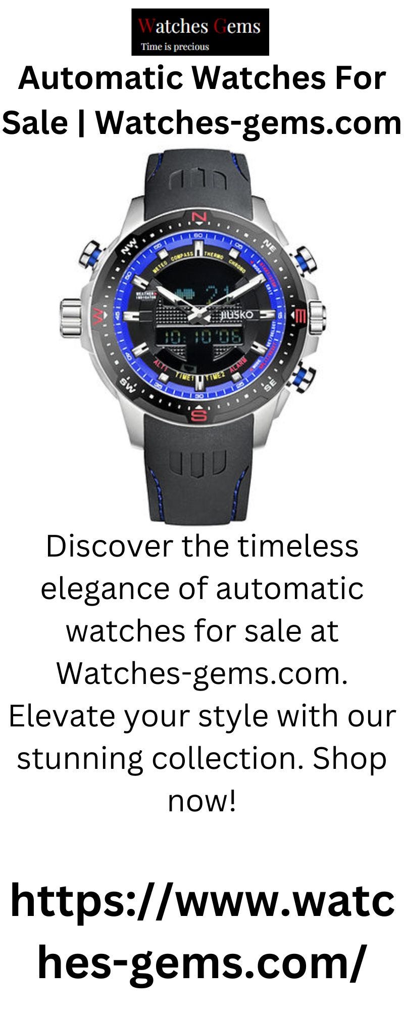 Jiusko Watch | Watches-gems.com - Watches Gems - Medium