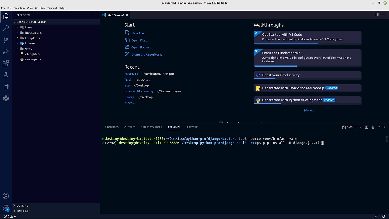Django built-user authentication with crispy tailwind | by Ishmael Destiny Onwe | Medium