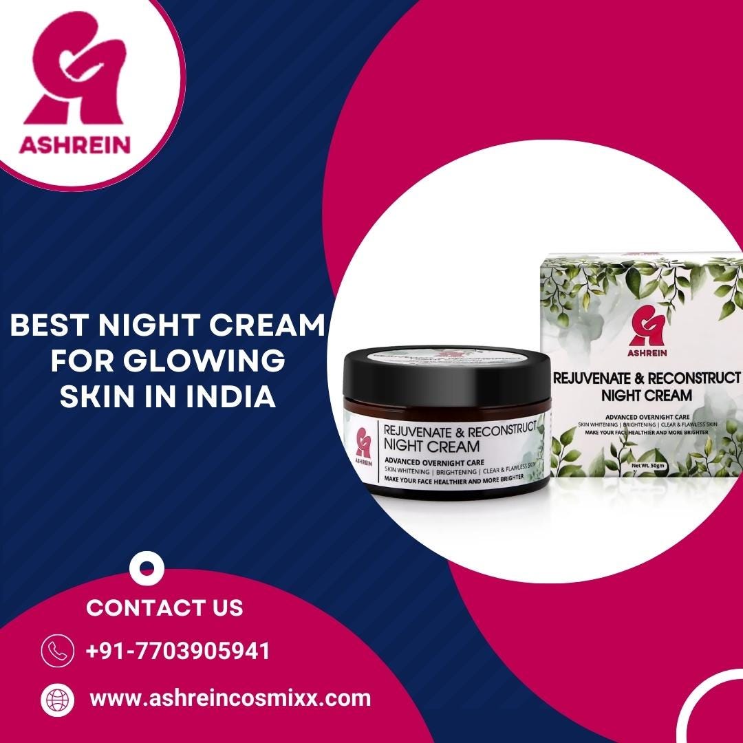 Best Night Cream for Oily Skin - Ashrein Cosmixx - Medium