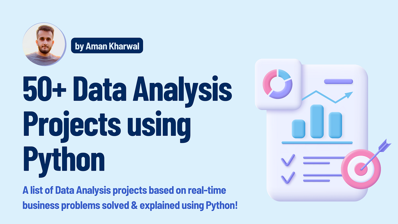 190 Python Projects with Source Code | by Aman Kharwal | Medium
