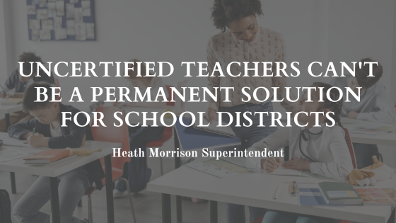 Unqualified Teacher Growth — A National Challenge | by Heath Morrison ...