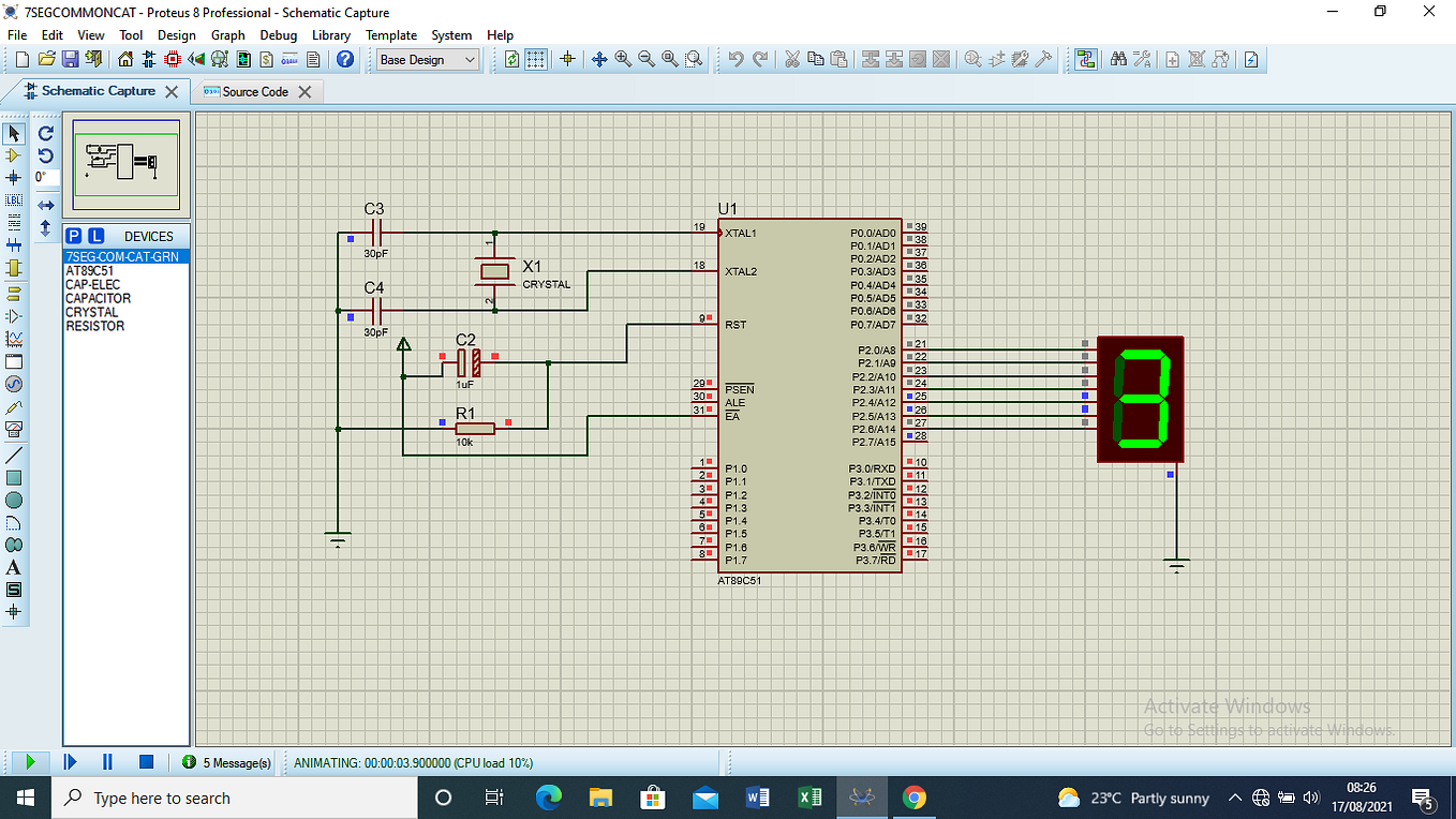 Project to count 0–9 using the Common Anode Seven Segment Display (SSD) | by Blaise Ezeonu | Medium