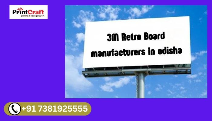 Discovering the Best 3M Retro Board Manufacturers in Odisha | by ...