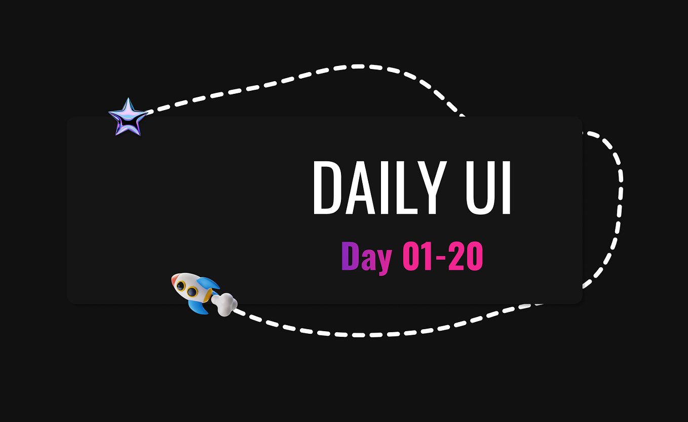 What I Wish I Knew Before The DailyUI Challenge | by Eleftheria Batsou ...