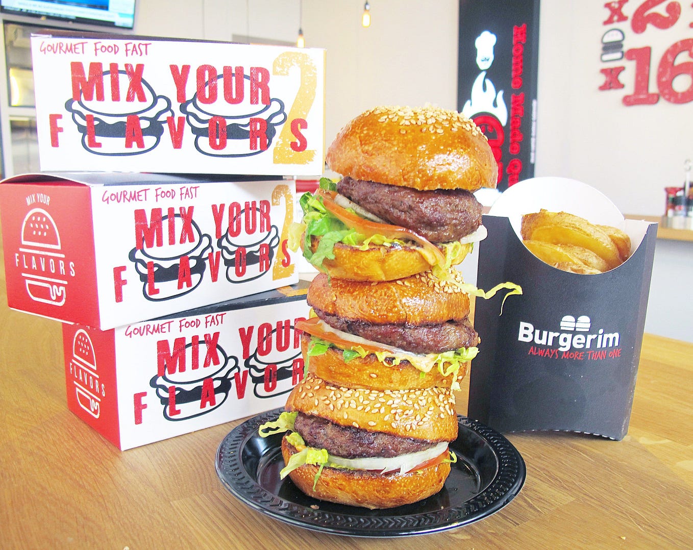 It’s a mini burger party at Burgerim, a new Israeli burger chain in ...