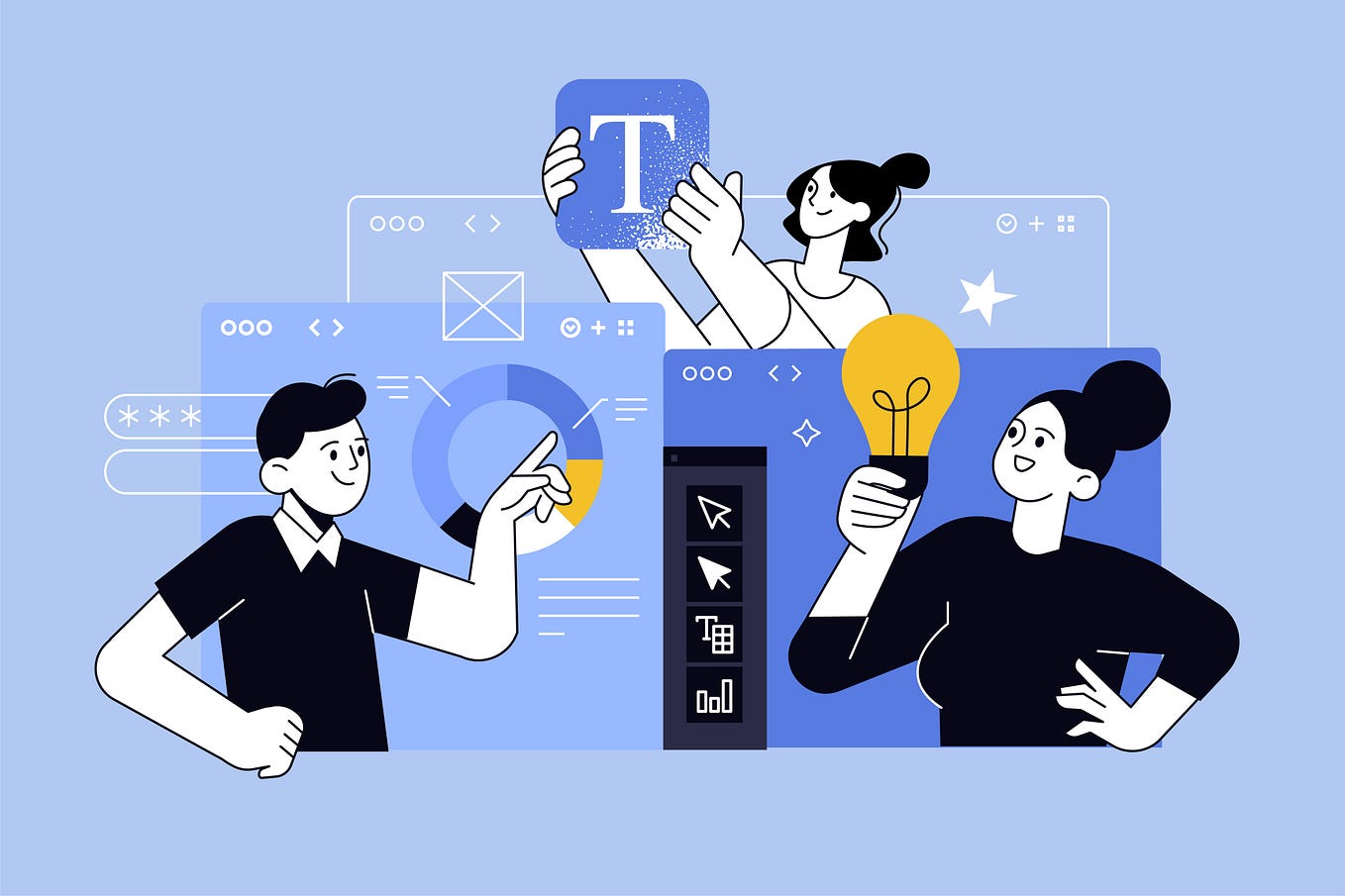 UX missing piece. The recent explosion of design tools… | by Talebook ...