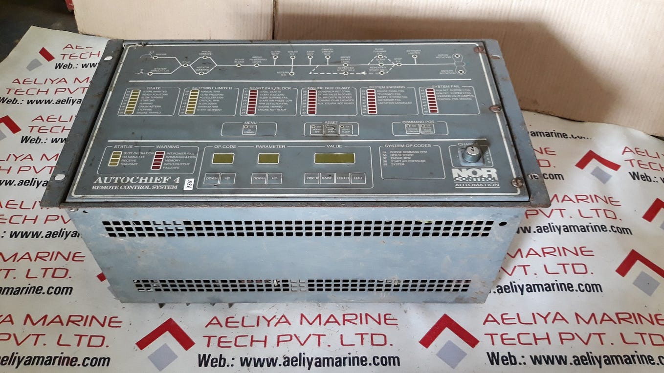 Nor Control AUTOCHIEF Bridge Control System | by Aeliya Marine Tech Pvt ...