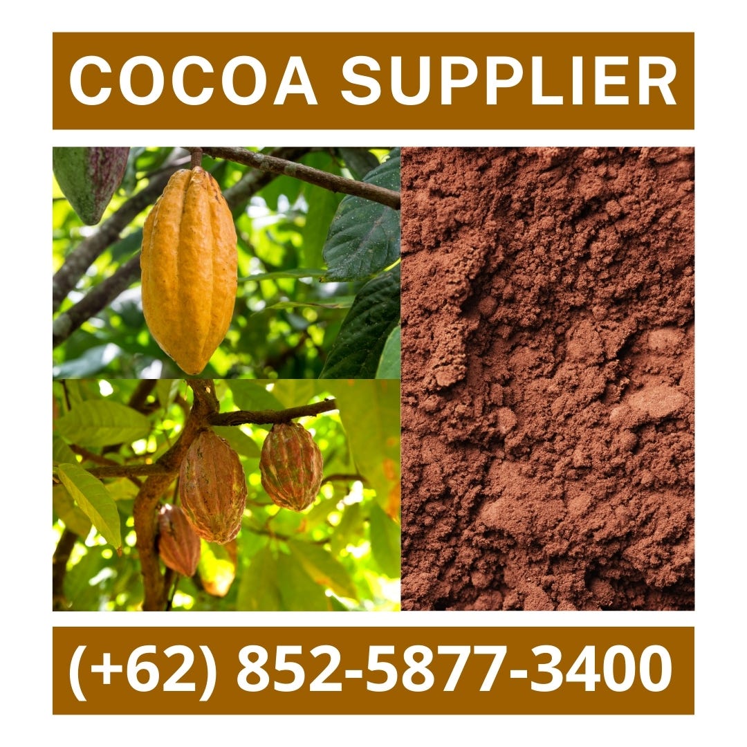 GOOD QUALITY!! (+62) 852–5877–3400, Supplier Of Organic Cocoa Powder In ...