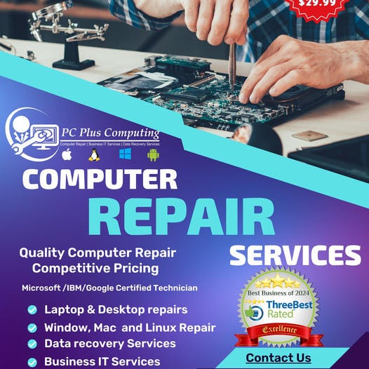 Elevate Your Laptop Repair Services with PC Plus Computing | by ...