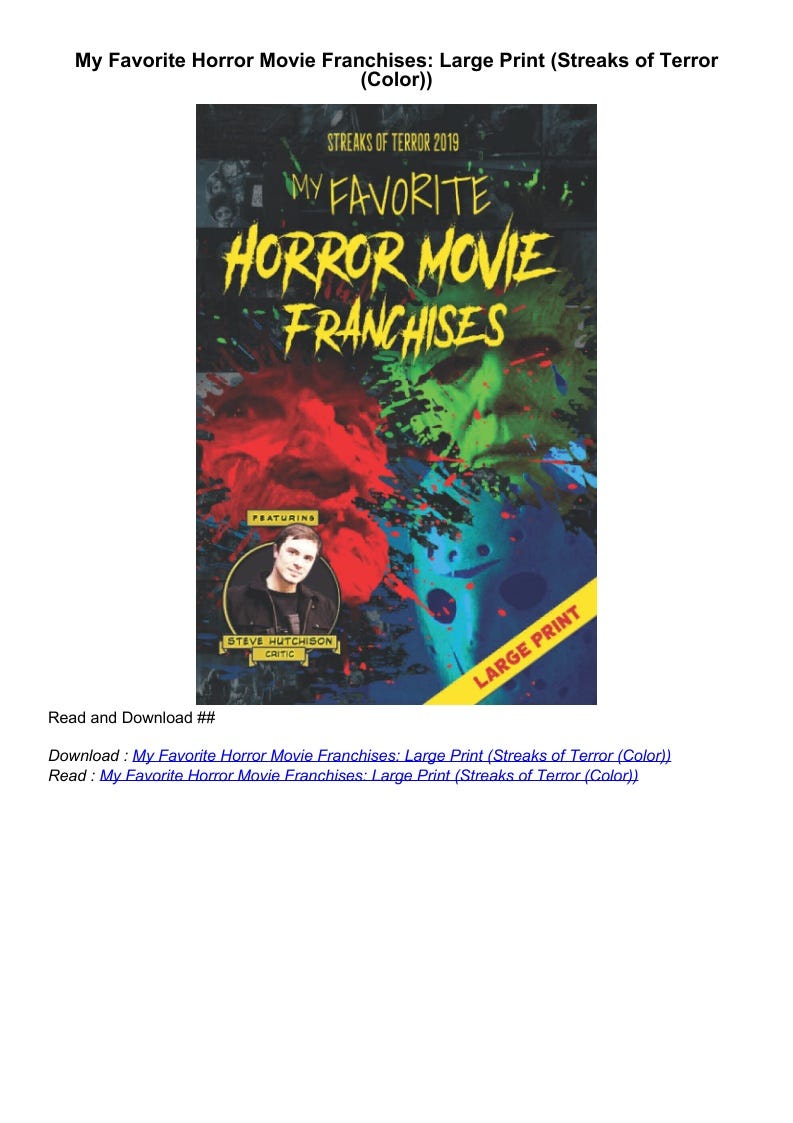 [PDF]⚡ Nightmare Fuel: The Science of Horror Films | by Genilazu | Jun ...