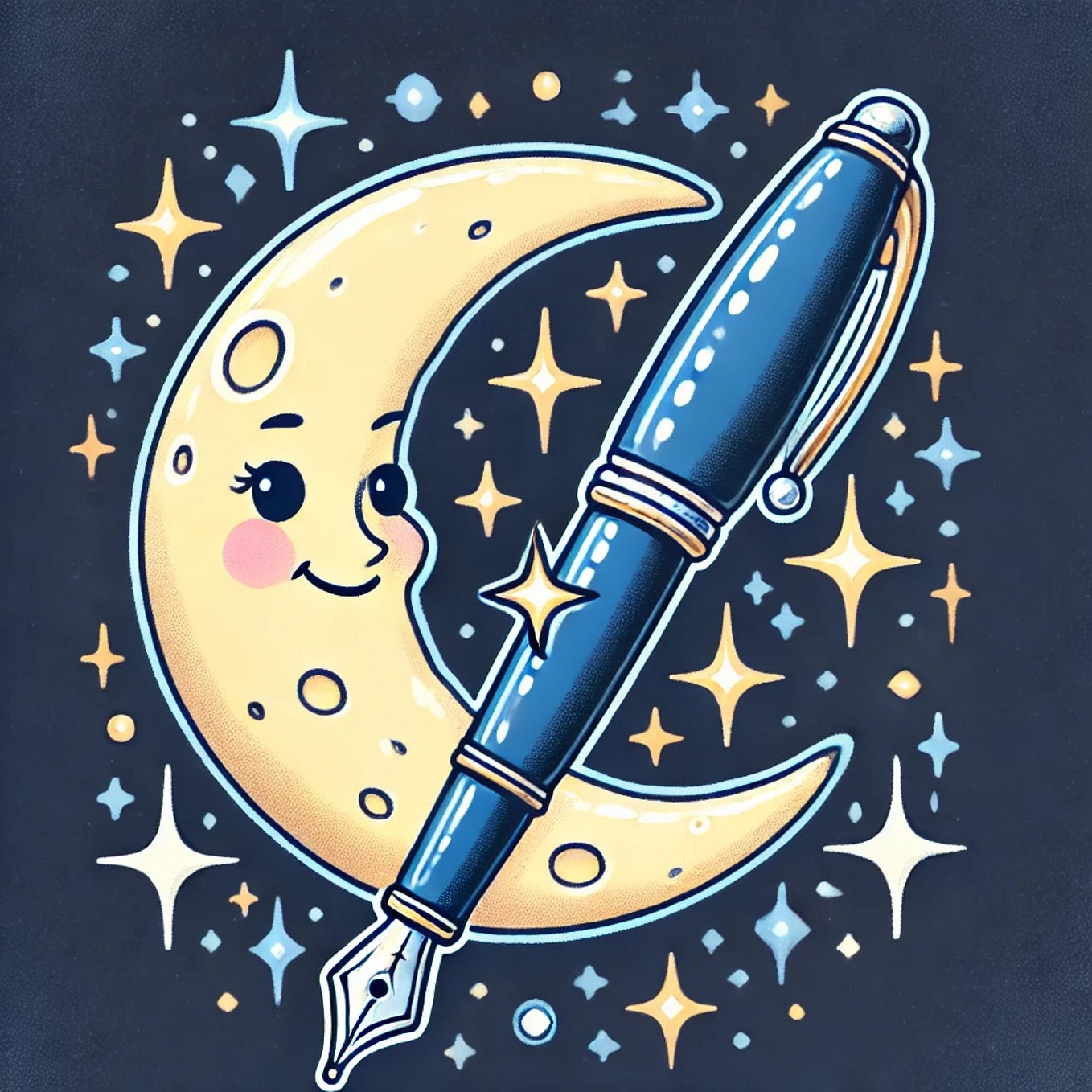 Thank You For Your Compliment Moon Light Pen Medium Thank You For Your Compliment Moon Light Pen Medium