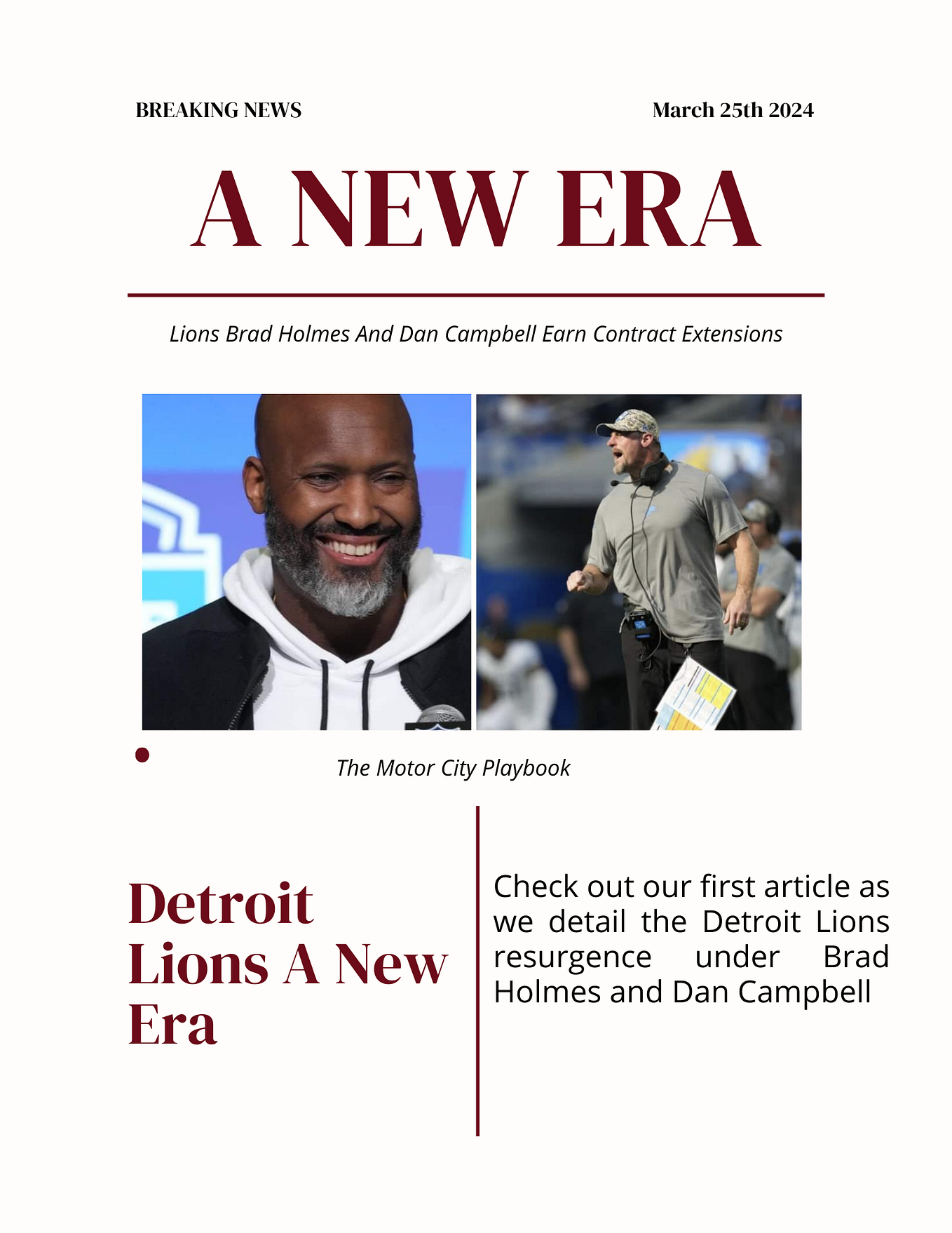 Detroit Lions Daily Headlines. New Uniforms, Best Offseason Yet? | by Nic Drexler | Mar, 2024 ...