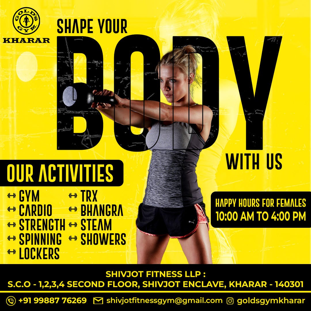 Best Gym in Kharar - Goldsgymkharar - Medium