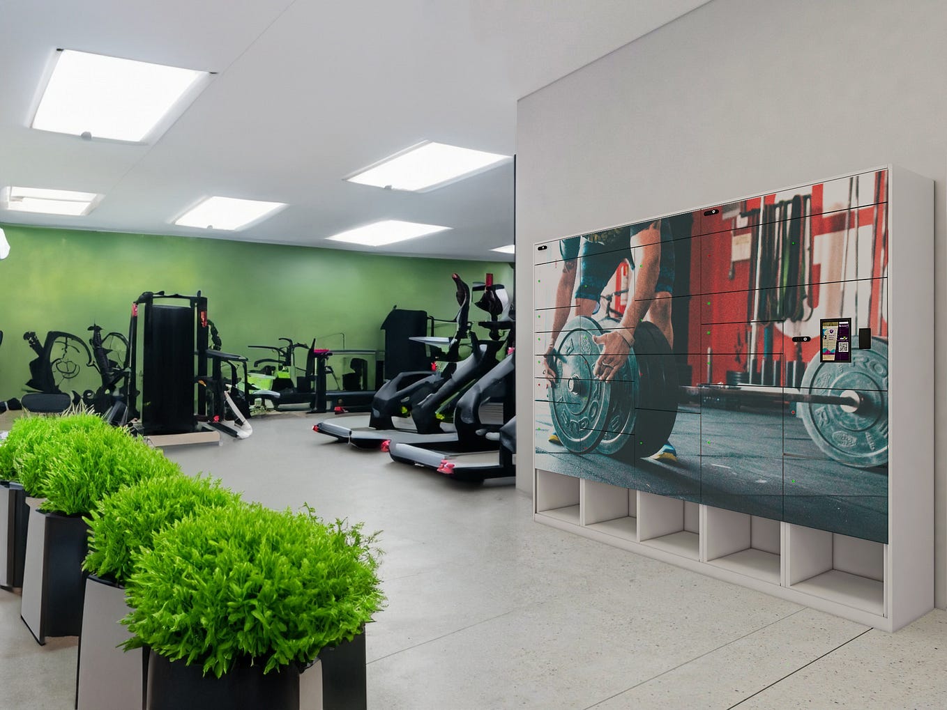 Infinite variety of smart gym lockers - Vmkinternational - Medium