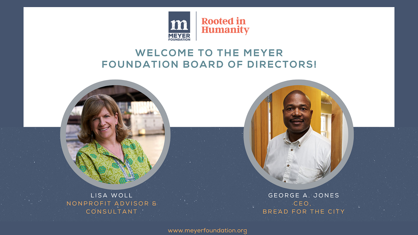 Thank You From The Meyer Foundation | Janice Thomas, Interim President & CEO, in a special video ...