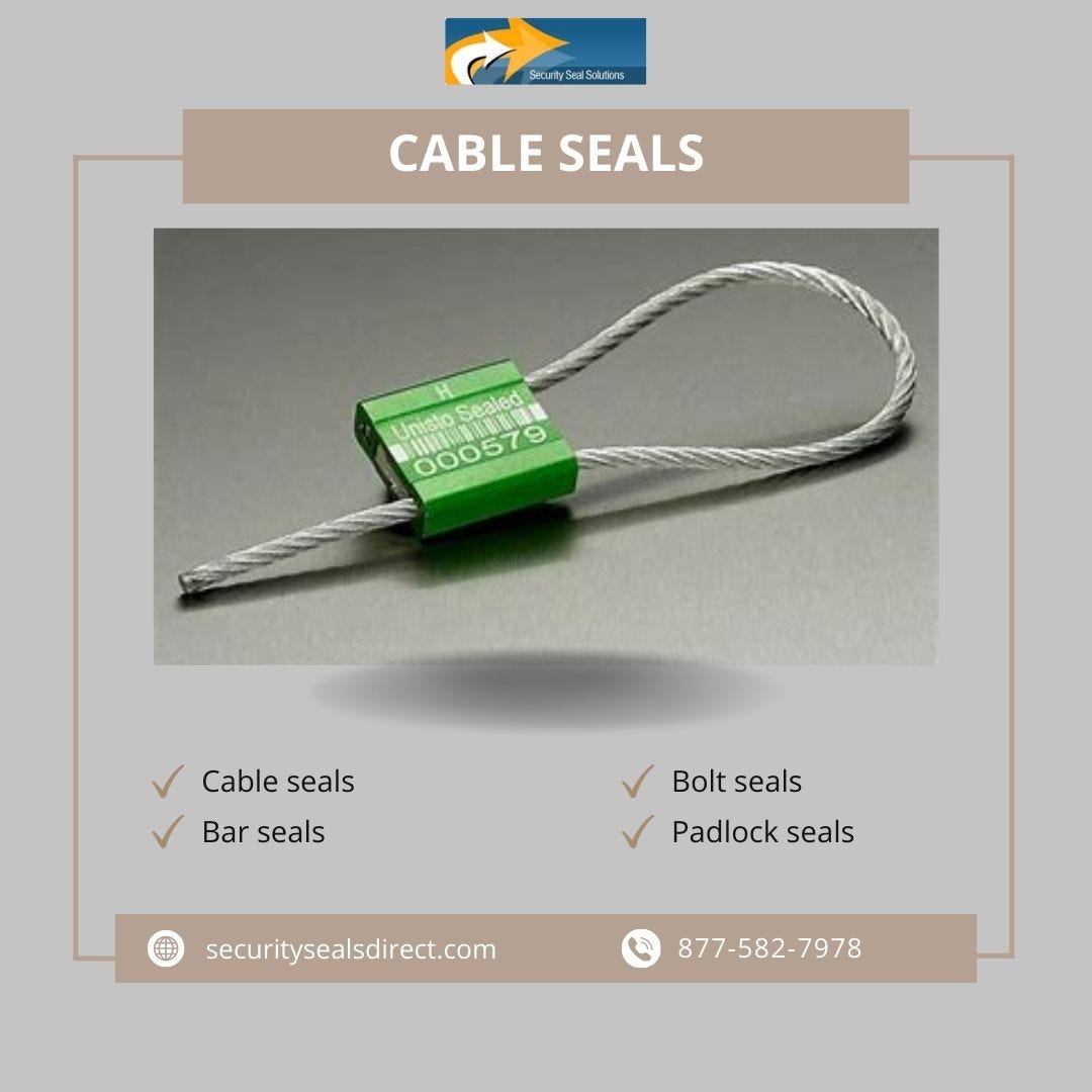 High Security Cable Seals for Better Security - Security Seal Solutions ...