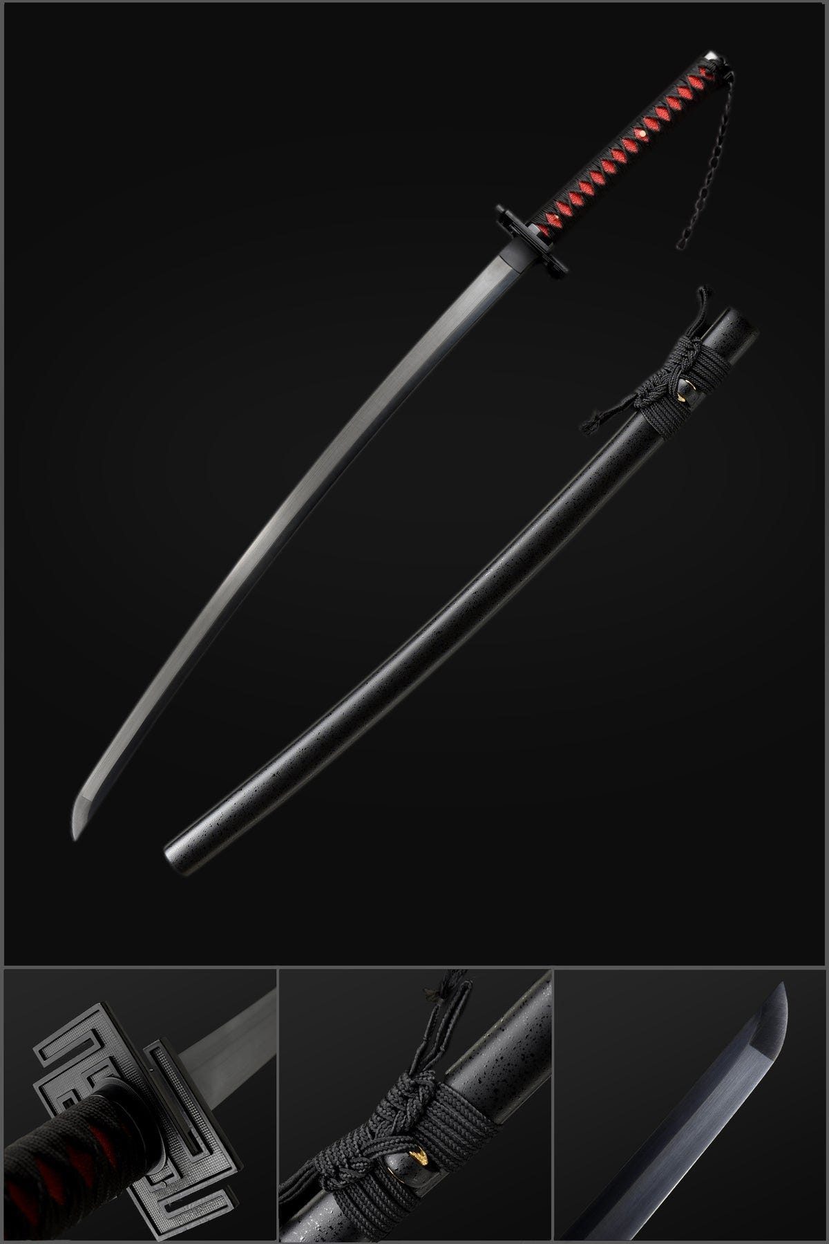 Hand Forged One Piece Roronoa Zoro’s Enma Katana Sword Replica 1095 ...